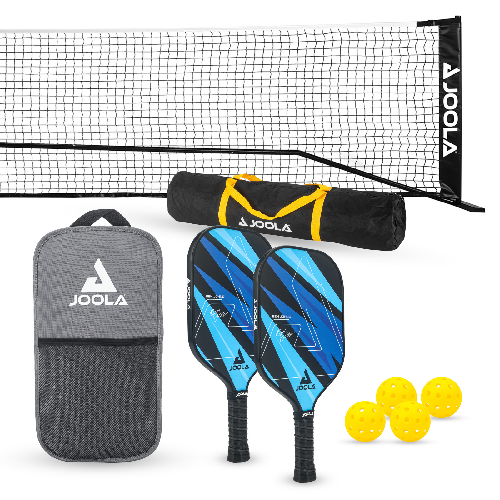 Joola pickleball set incl. net Ben Johns Blue Lightning - Fitshop